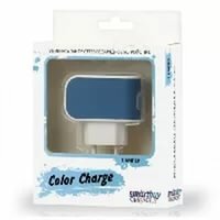 СЗУ SmartBuy COLOR CHARGE, 2А, универсальное, 1хUSB, синее (SBP-8010)