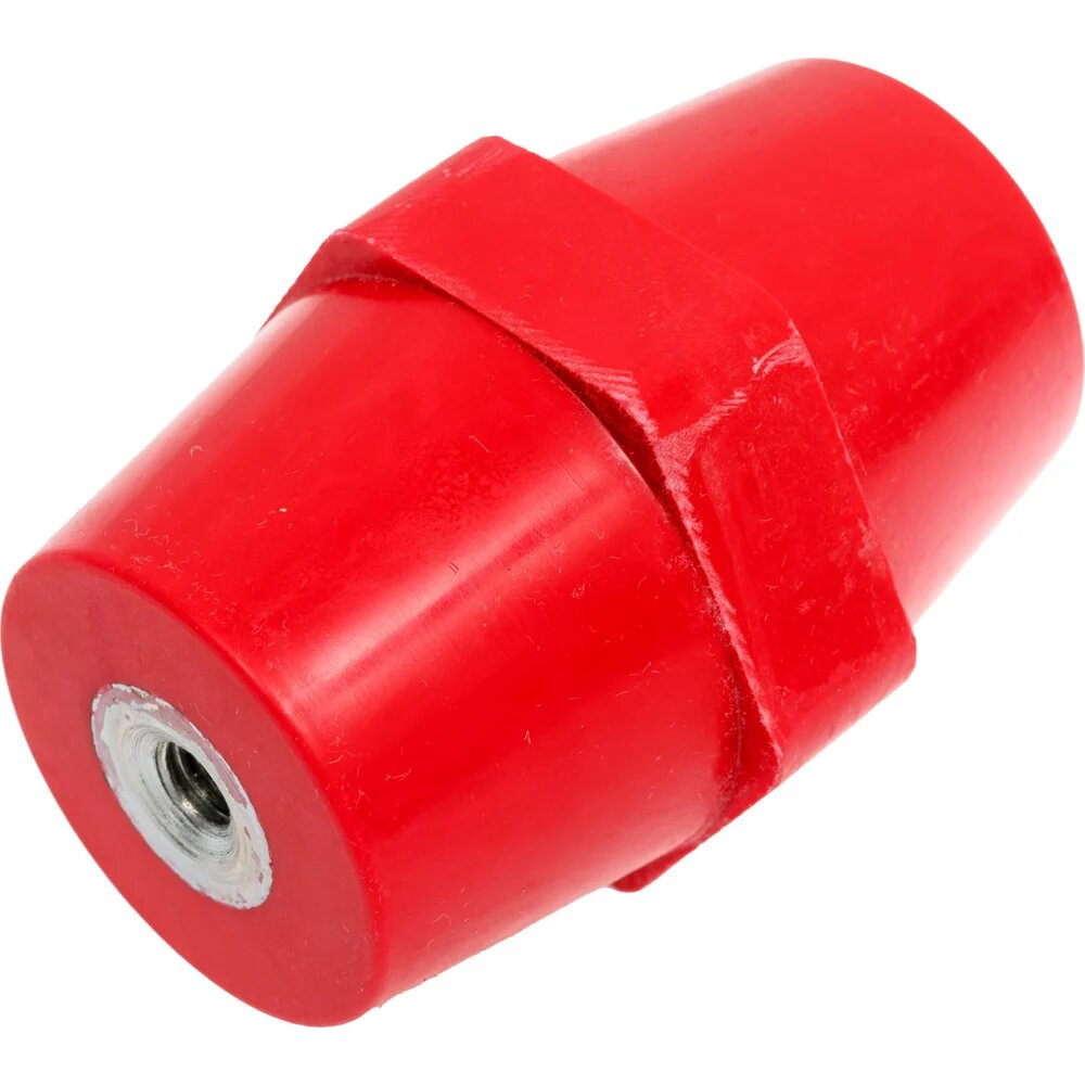 Шинный изолятор DKC 75x50 М8 1шт ISBK7552 красный корпус, резьбовое крепление М8, для плоских
