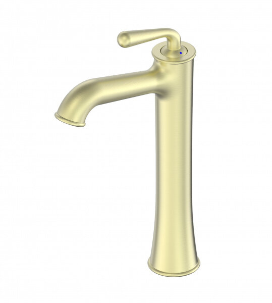 Смеситель для раковины высокий Wonzon&Woghand, Брашированное золото WW-88239008-BG