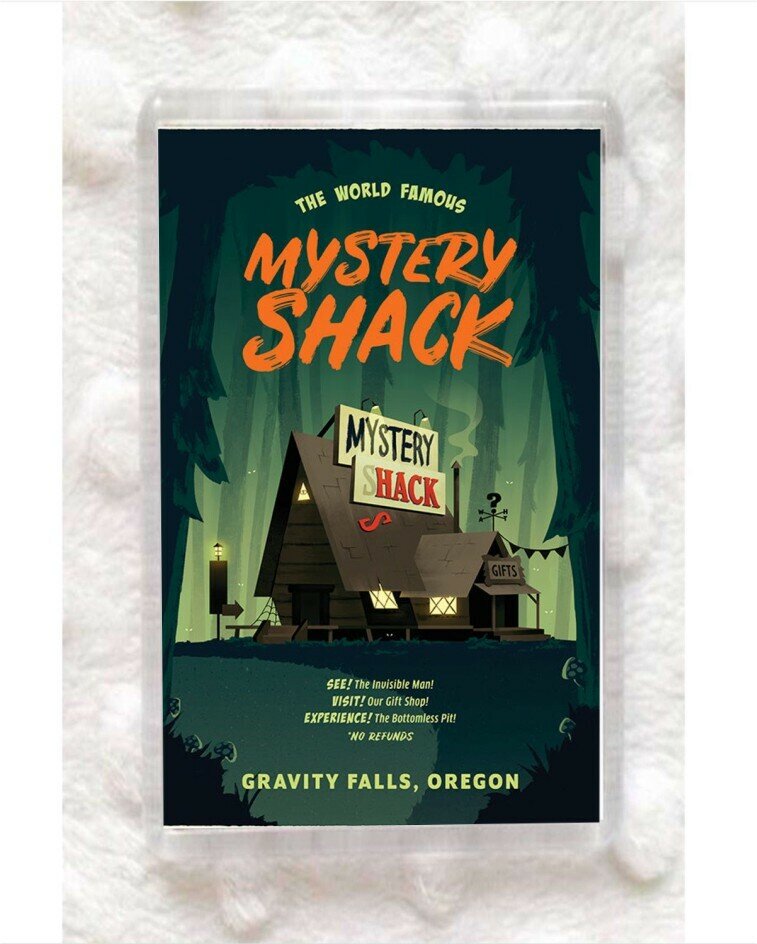 Магнит акриловый прямоугольный Mewni-Shop с принтом "Гравити Фолз" - 0014