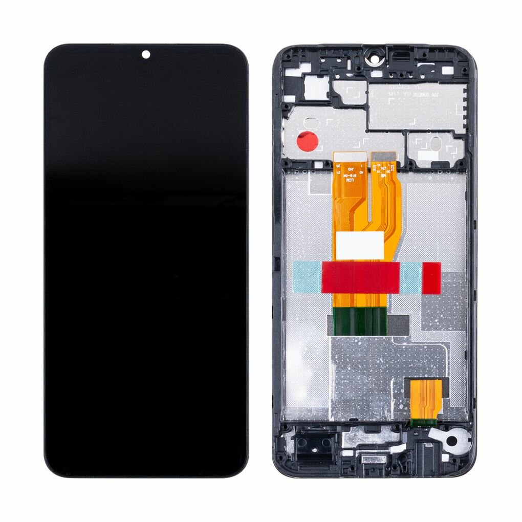Дисплей для Realme C30/Narzo 50i Prime модуль с рамкой Черный - OR
