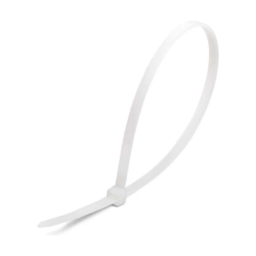 Нейлоновые стяжки Fortisflex НСС EasyFix 3x250 мм, белый, 100 шт. 89913 для прокладки электрических сетей