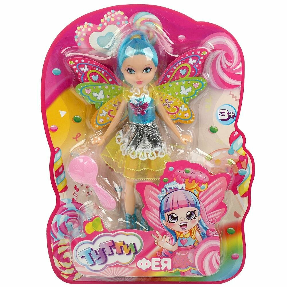 Кукла фея Тутти, 18 см. с крыльями, расческа ST0028394C-1-RU