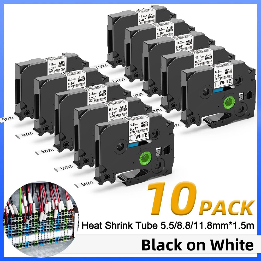 Портативный термопринтер MarkField E1000PRO 10PK Tube WH 6-12mm