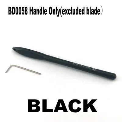 Металлический толкающий нож Border BD0058 для моделирования Черный, BD0058-Black