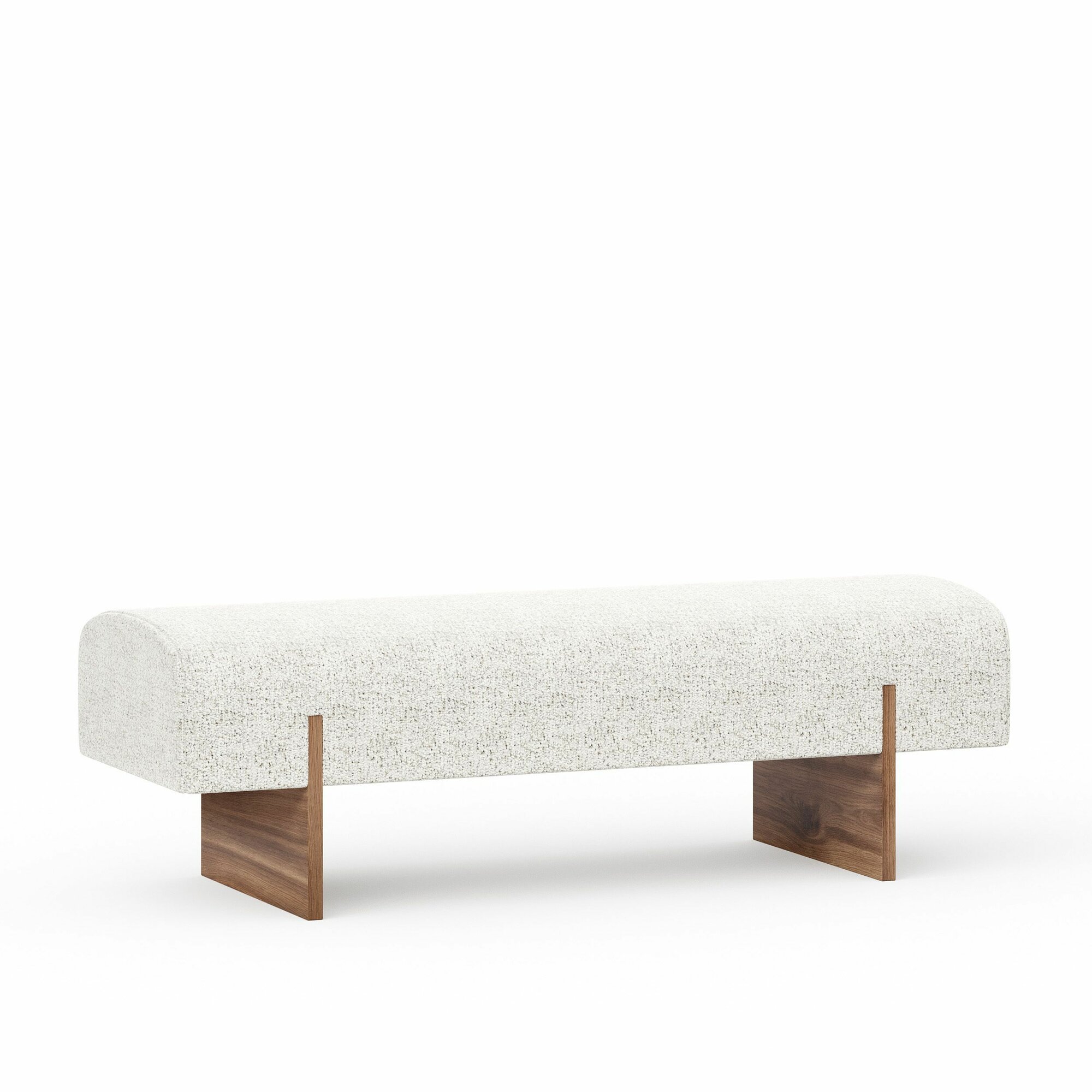 Банкетка Любимый Дом Баунти, Дуб Кастелло/Молочно-коричневый, ткань RUBY 13650/22852