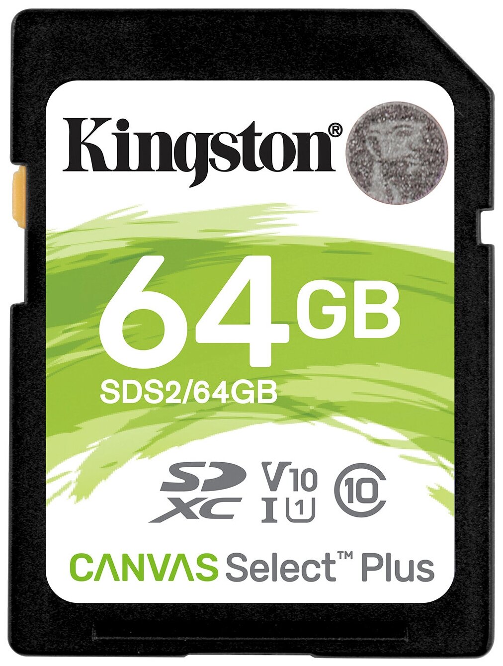 Карта Памяти 64Gb Kingston Canvas Select Plus Sdxc Uhs-i U1 (100/10 Mb/s) .