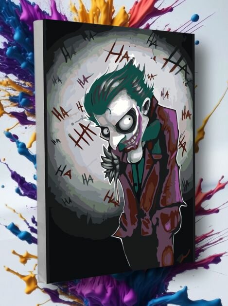 Картина по номерам Джокер; Бэтмен; DC; злодей 40*50