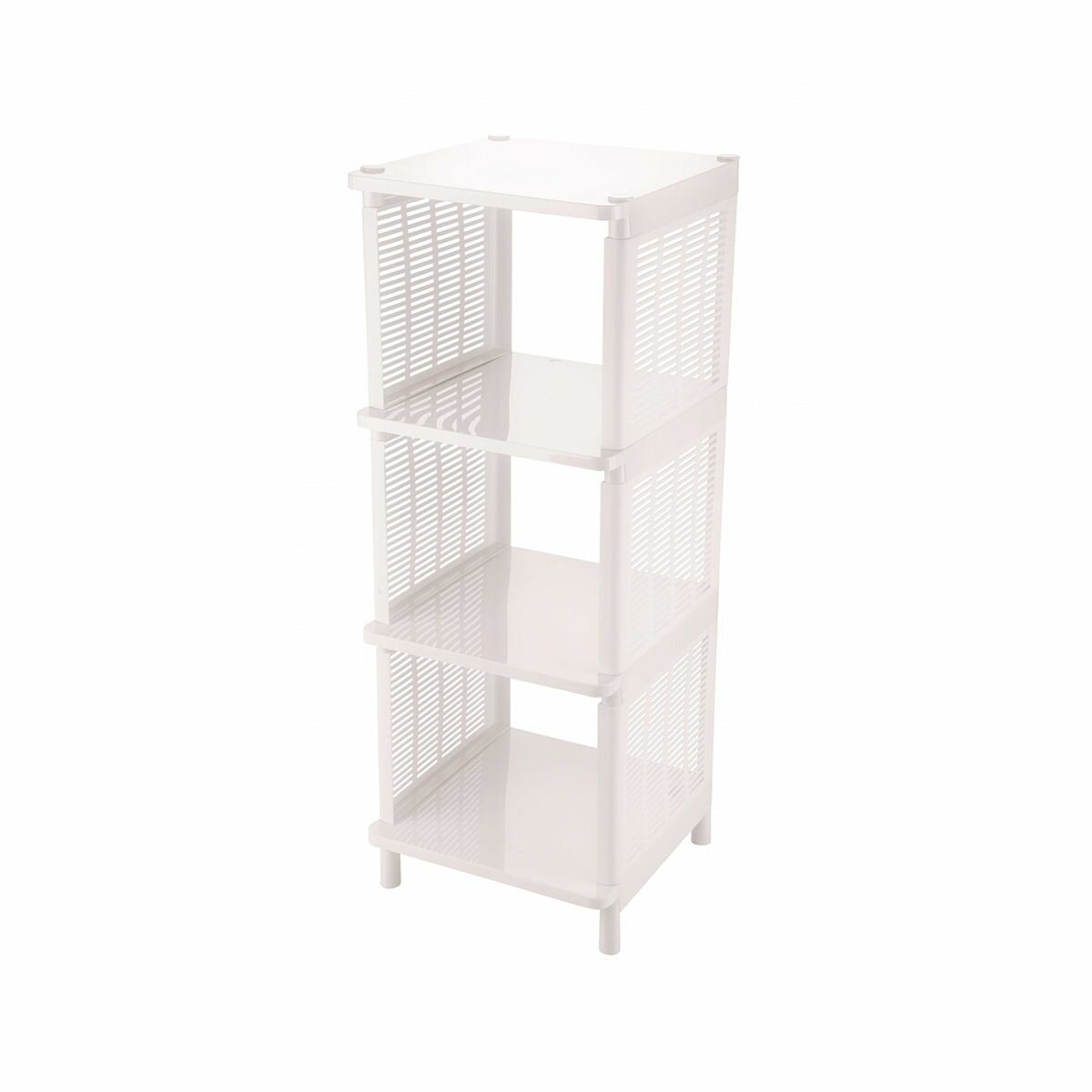Этажерка Альтернатива Лайт, 4 секции, 31,5 x 32,7 x 86 см, белая