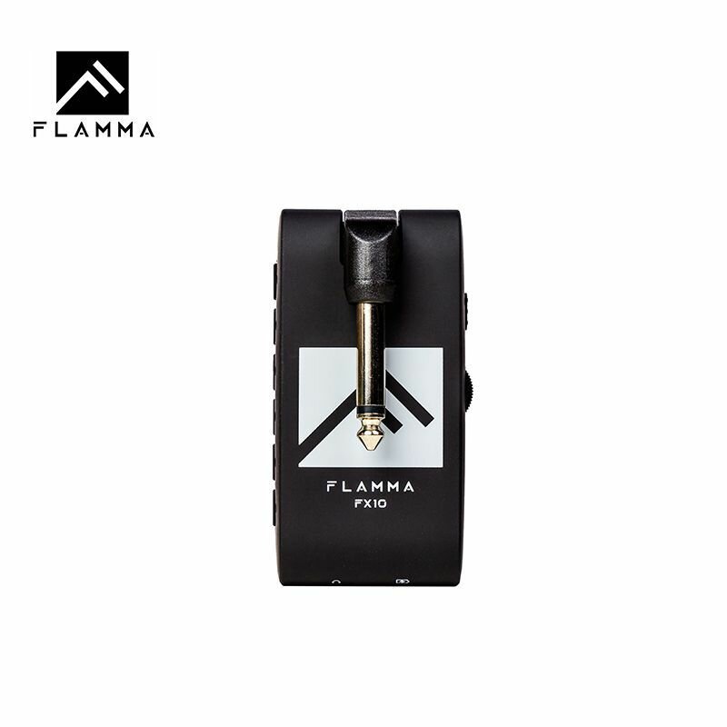 FLAMMA FX10 Black Портативный Беспроводной гитарный усилитель для наушников 14 эффектов 14 моделей усилителей