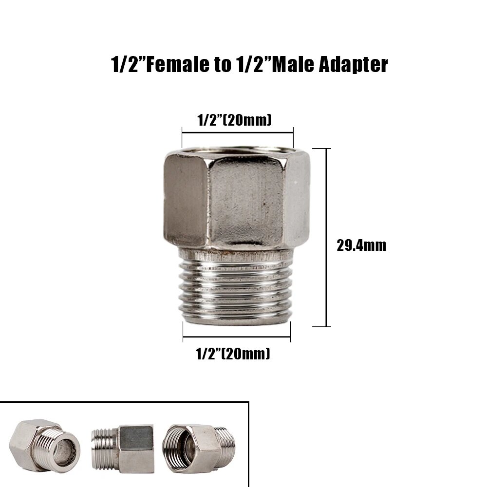 Тройник GI Yuling из нержавеющей стали 304 1/2" 3/4" BSP