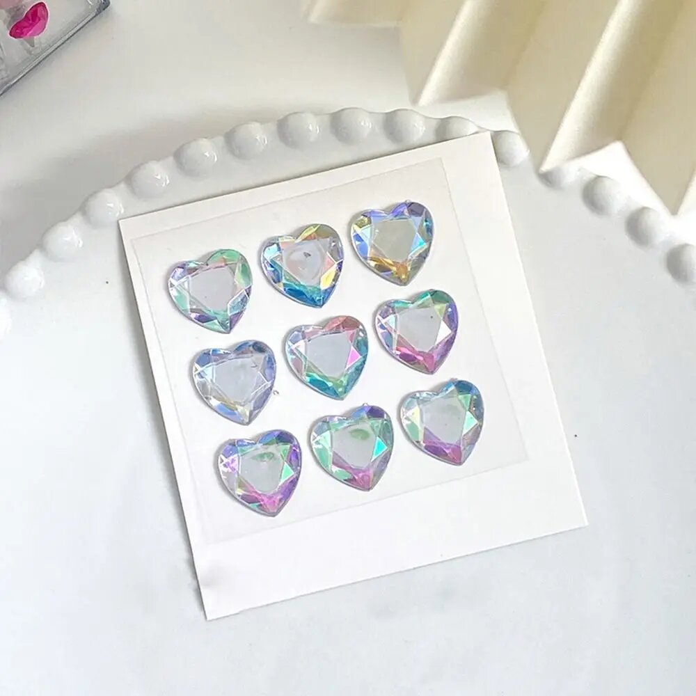 Алмазные наклейки для скрапбукинга, 18mm(9pcs)-A