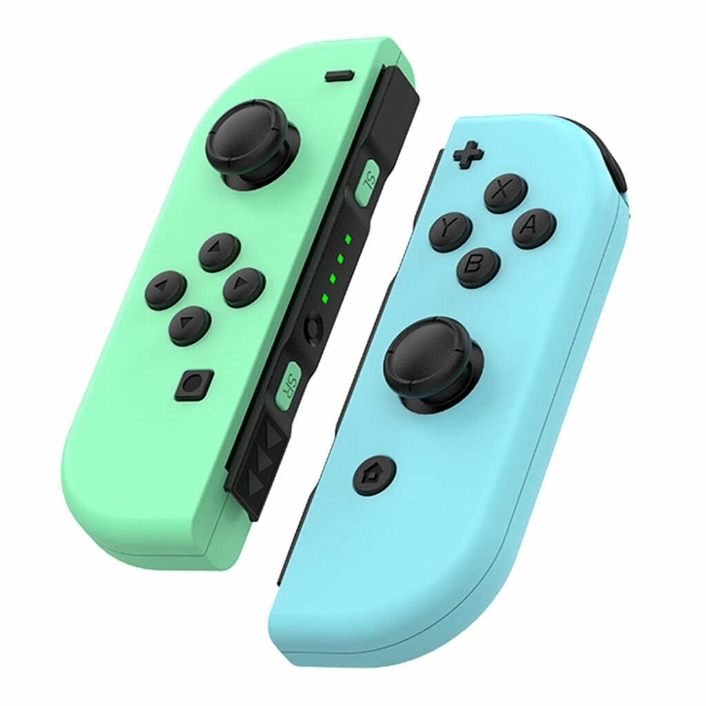Геймпад беспроводной для NS Joy-Con (пара) с гироскопом 6-осевым, Синий Зеленый