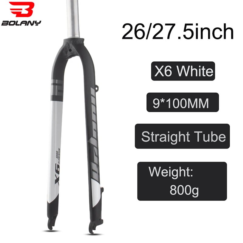 Вилка передняя Bolany X6 White 26/27.5" 9*100mm