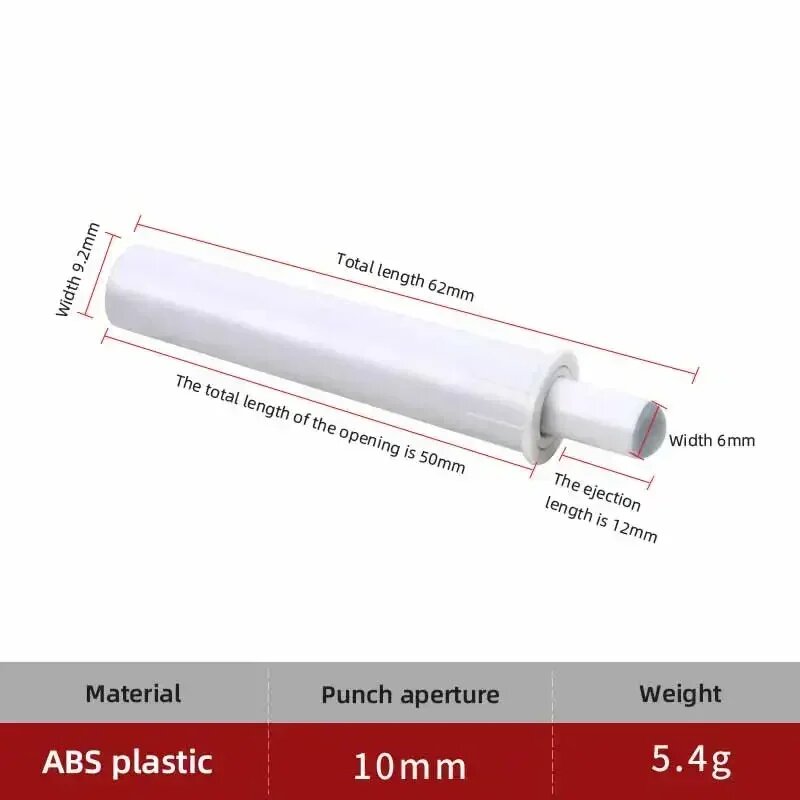 Мягкие дверные подушки-демпферы для кухонных шкафов (10 шт.) white