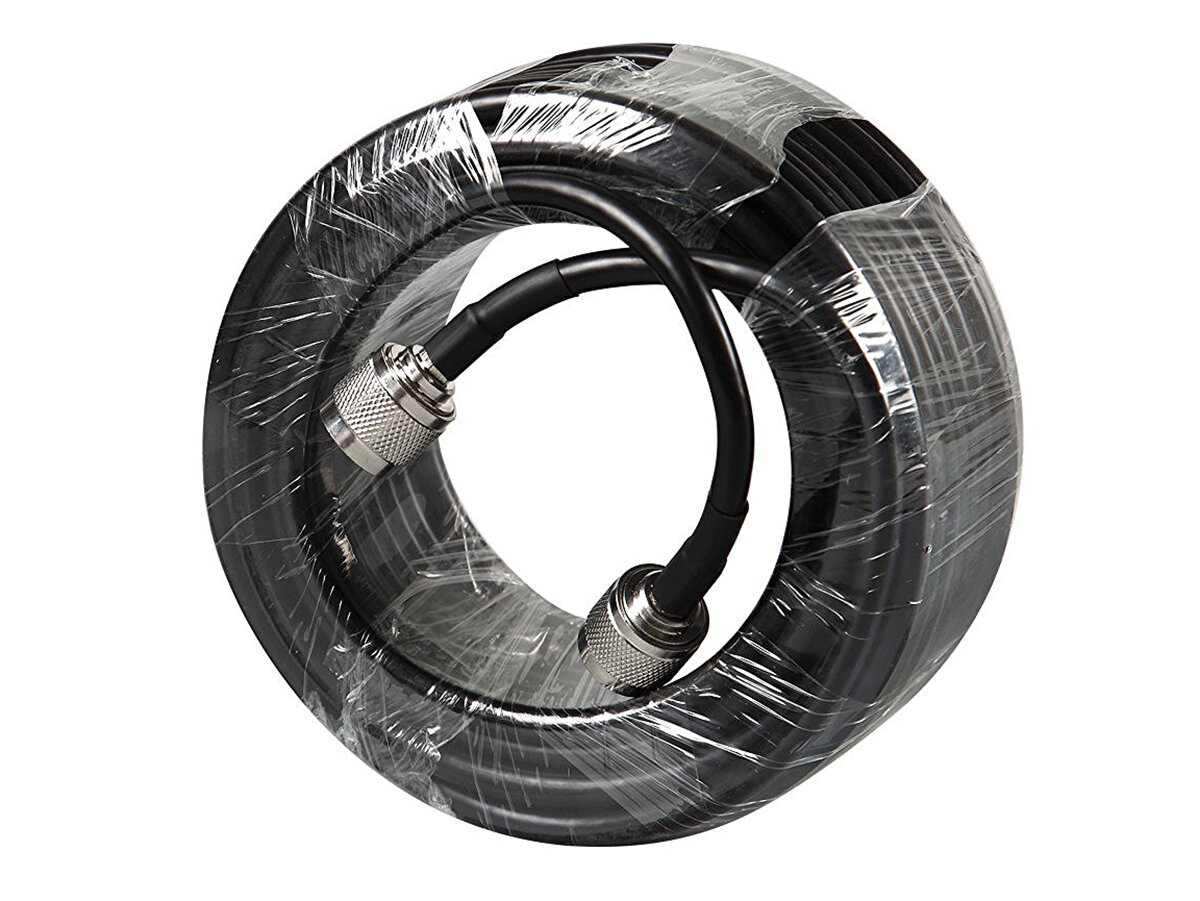 Кабель для 3G-4G усилителя SWYV 50 5 10 (10 м, обжатый с двух сторон кабель с разъемами N-male) - кабель для репитера сотовой связи