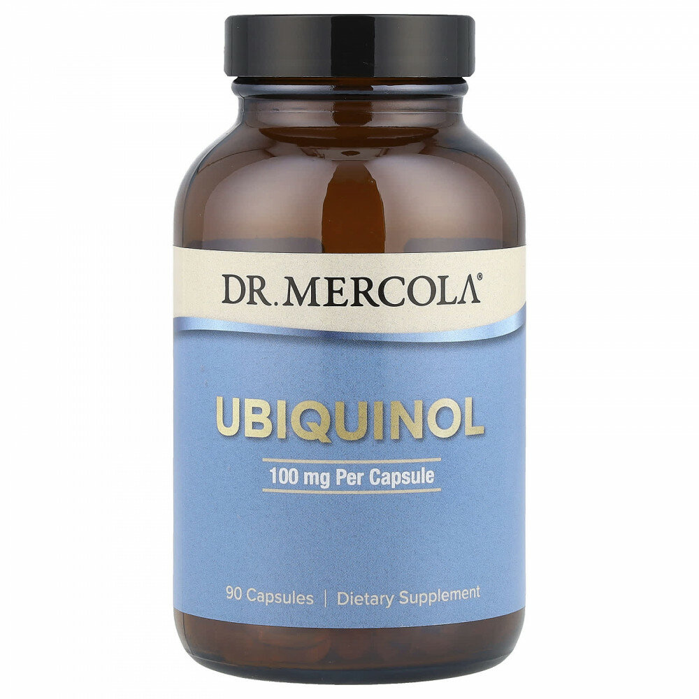 Dr. Mercola, Убихинол, 100 мг, 90 капсул