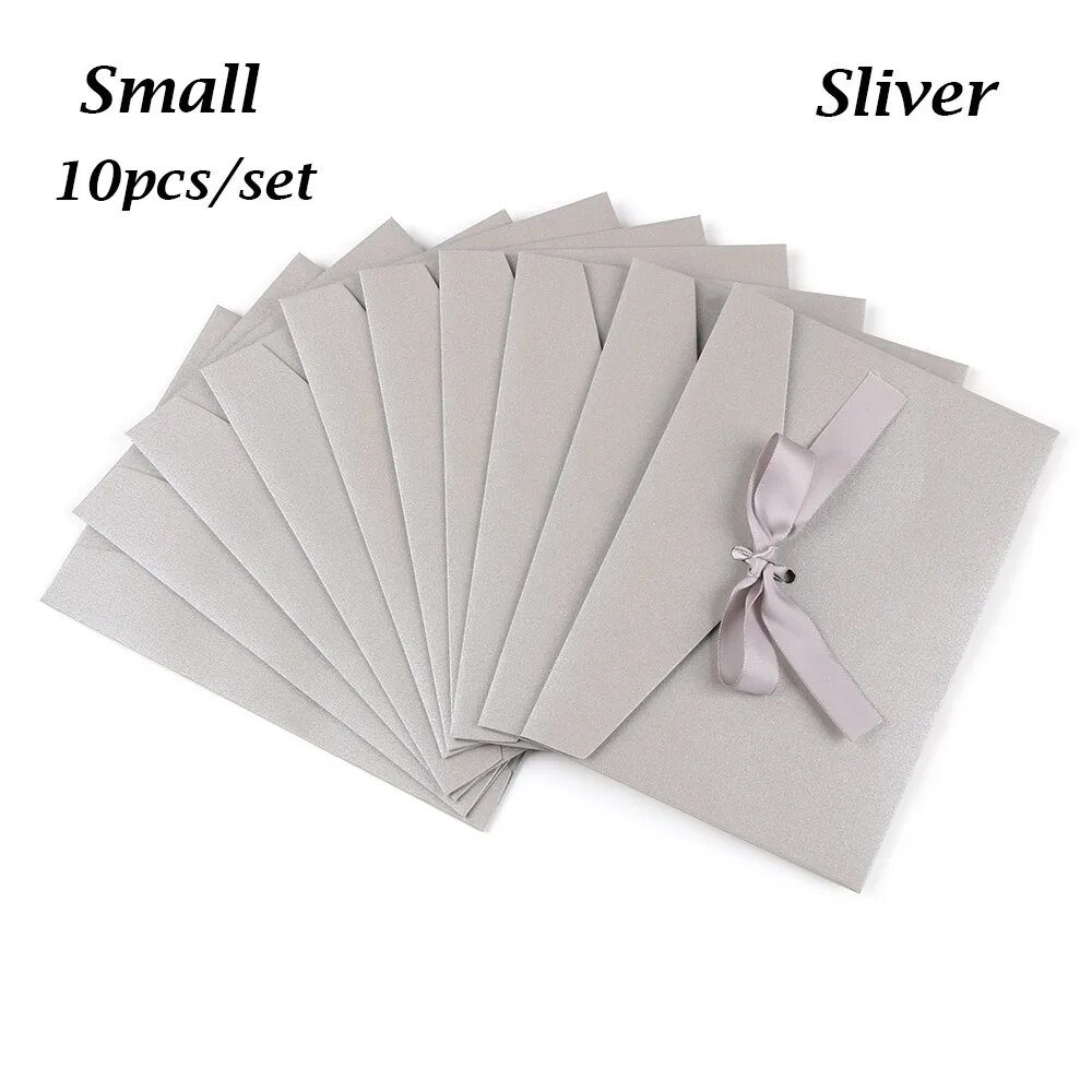 Ретро конверты из крафтовой бумаги с перламутром 17.5x12.4cm