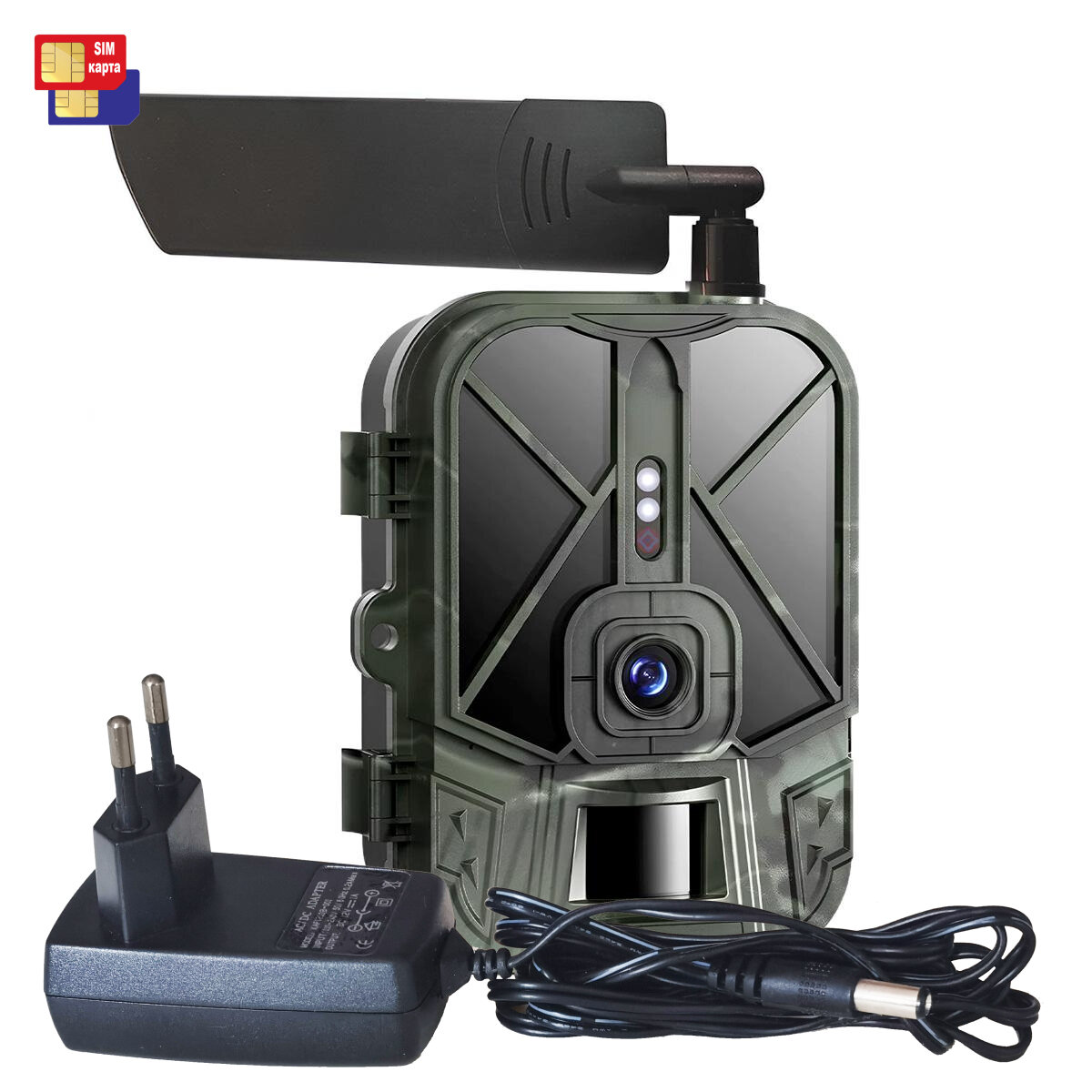 Лесная 4К/4G фотоловушка Filin-HC-940 Ultra-Li (RUS) (Y143119CH) с SIM картой для наблюдения за животными в лесу. Невидимая ночная ИК подсветка. Вид