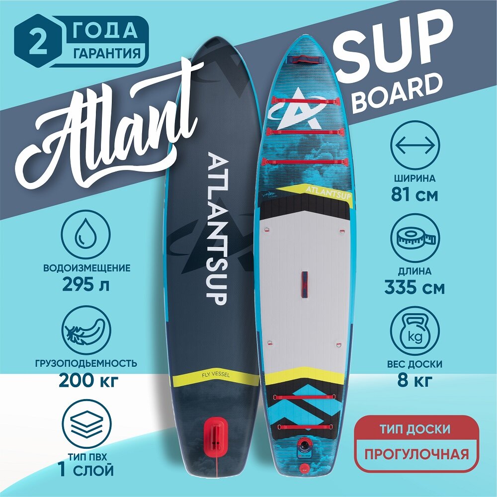 SUP Доска ATLANTSUP SINGLE 11' S2/2024