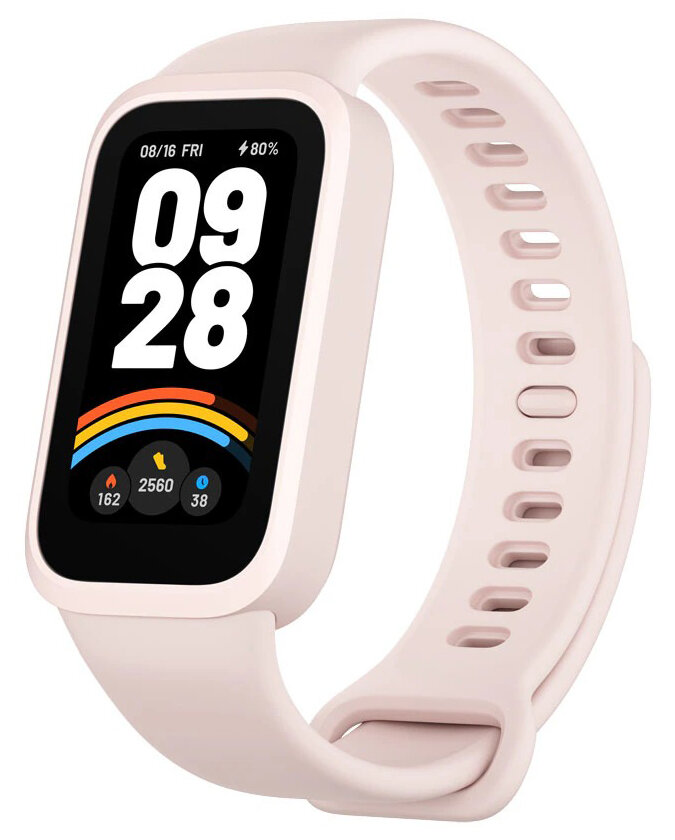 Фитнес-браслет Xiaomi Smart Band 9 Active, Pink (розовый), Global, с русским языком