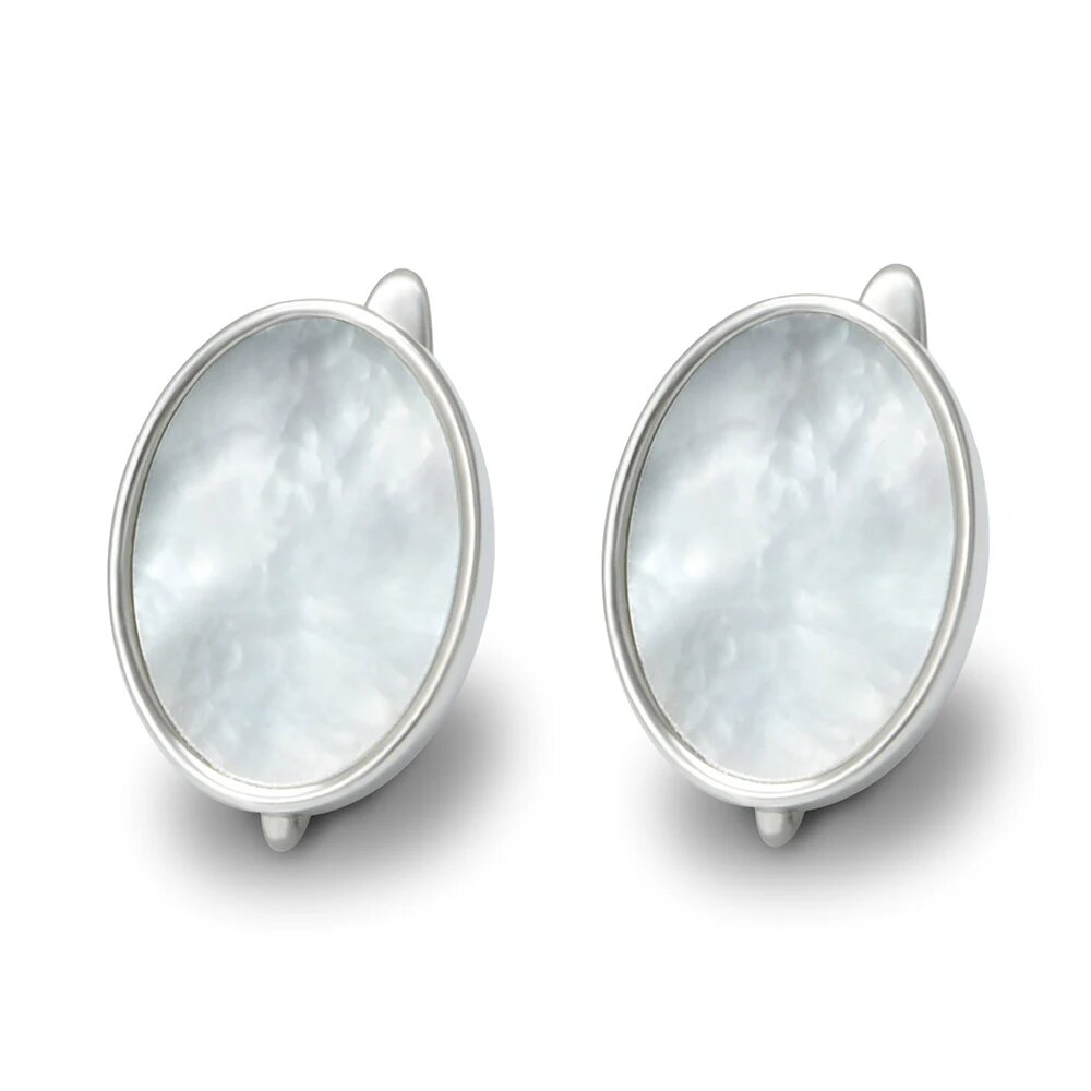 Серьги YANASI из ракушек с золотым покрытием Rhodium