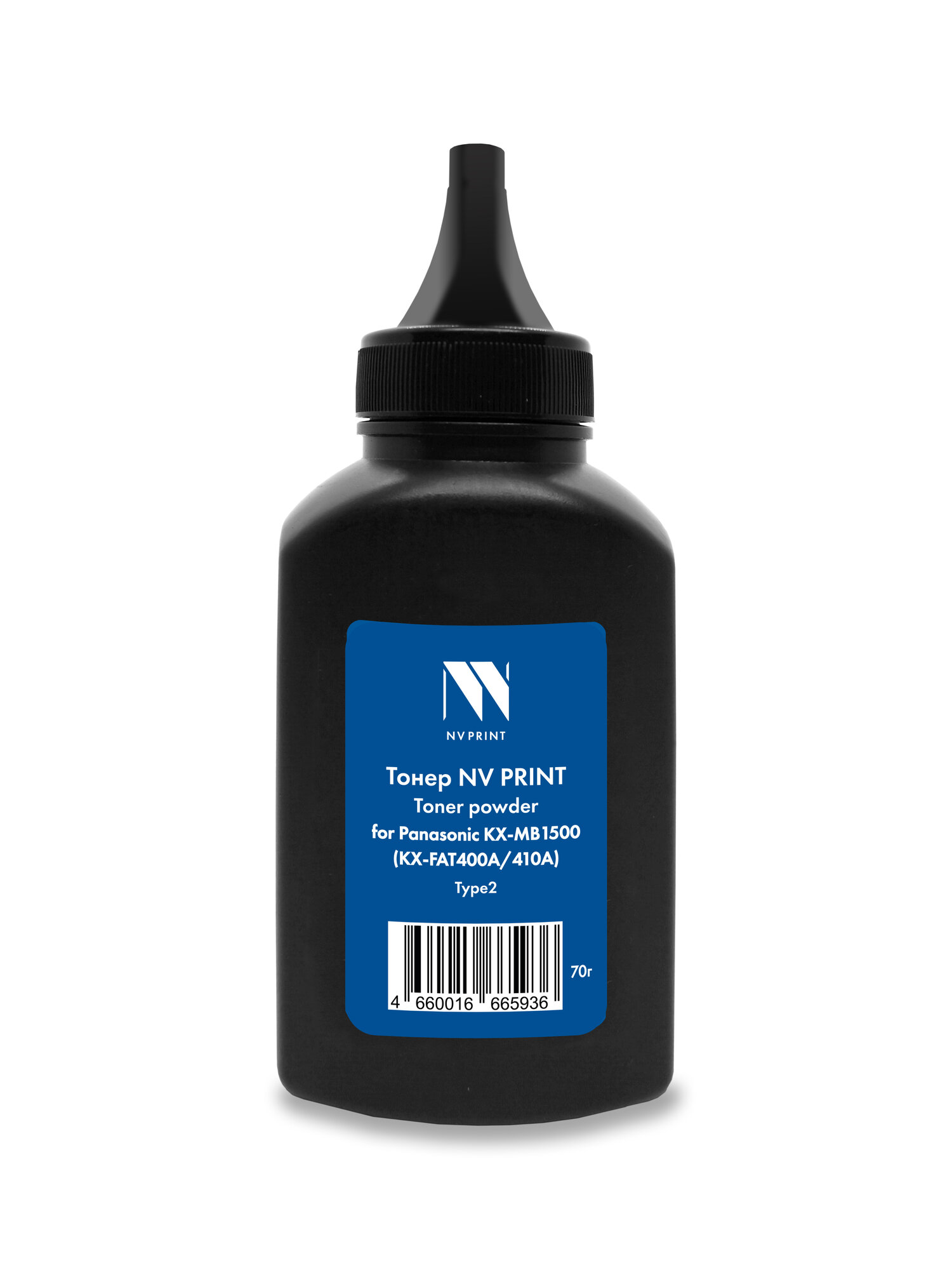 Тонер NV Print для Panasonic KX-MB1500 FAT400/410A Type2 70г
