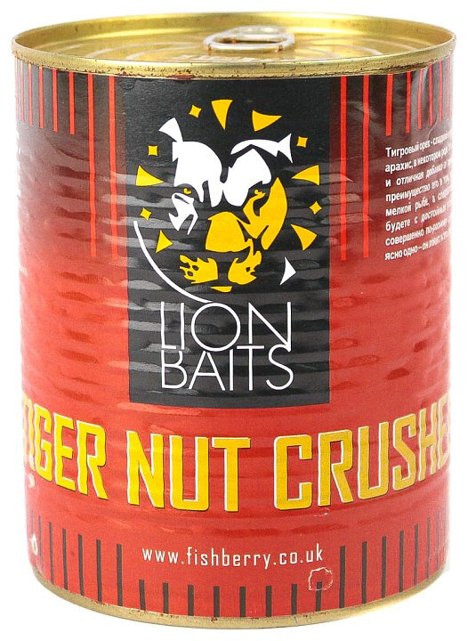 Lion Baits Тигровый дробленый орех консервированная зерновая смесь 900 мл без добавок