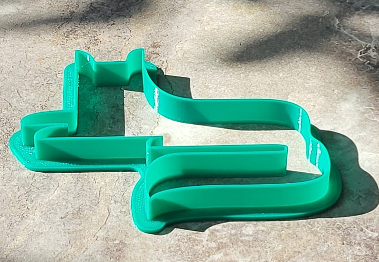 Форма для печенья/пряников "Лисенок" (Зеленый)