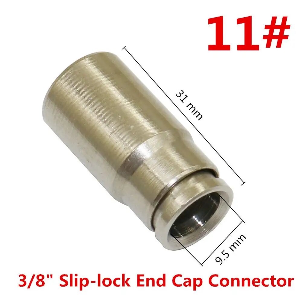 Сопла высокого давления Adhere To Fly латунные 3/8 дюйма 9,52 мм 10