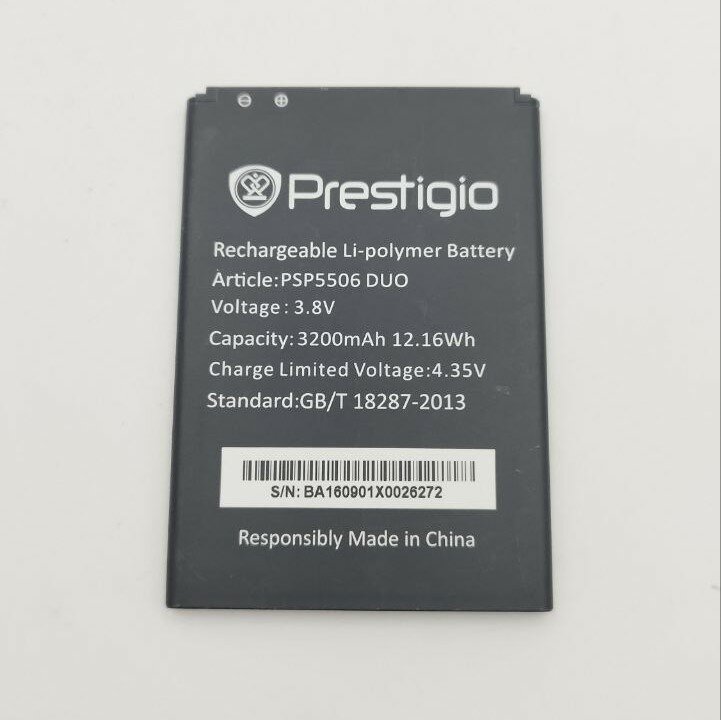 Батарея BAT АКБ Prestigio Grace Q5 PSP5506 3.8V 14Wh 3200mah