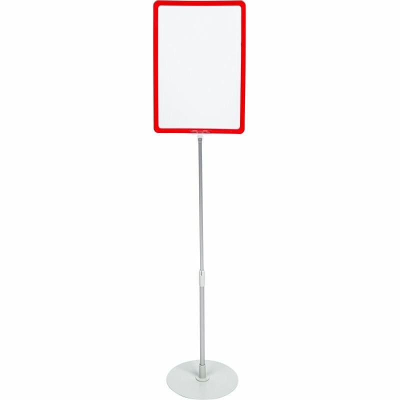 Стойка напольная КНР раздвижная, 350-550 мм, формат А4, красный
