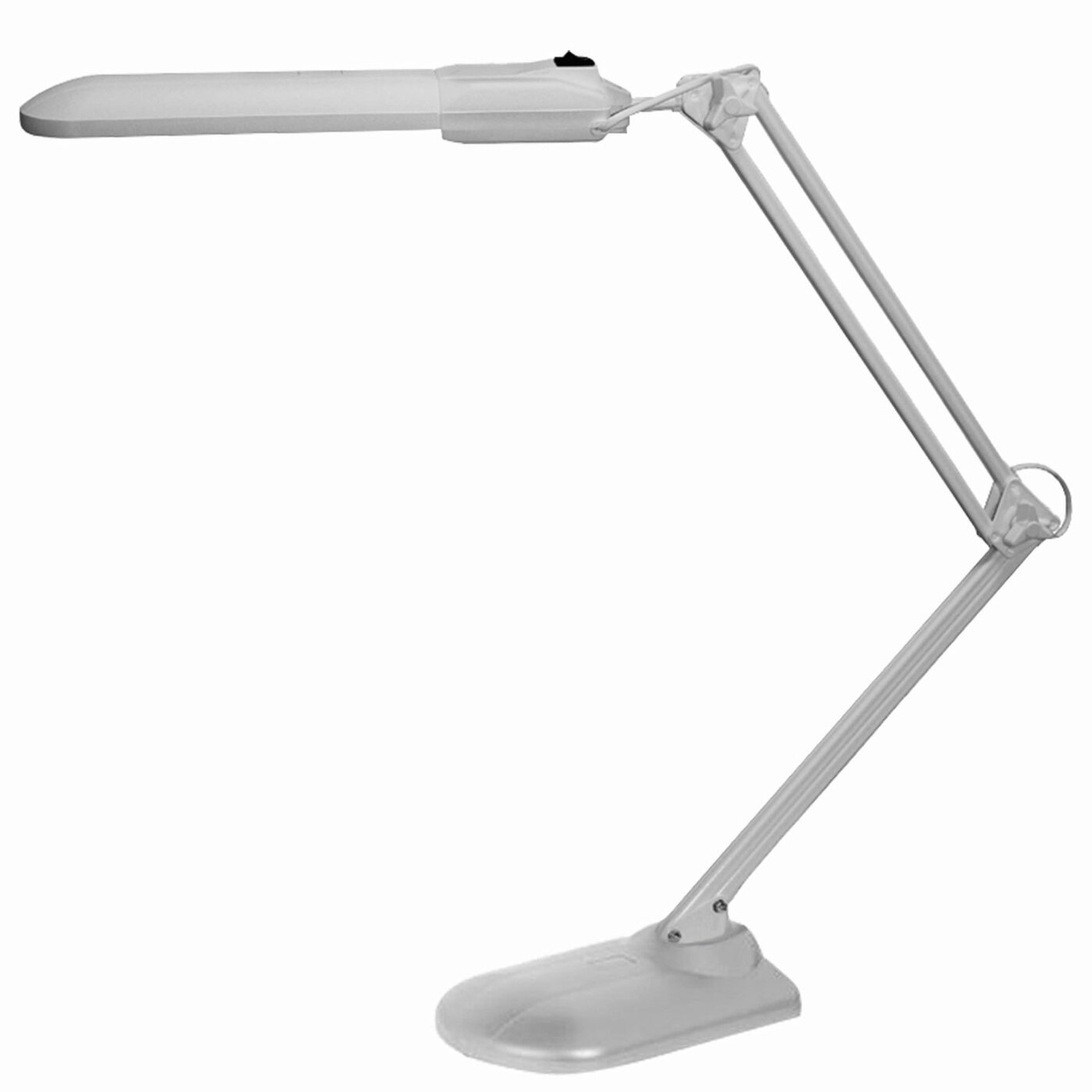 Светильник настольный Трансвит "Дельта +", на подставке, люминесцентный, 11 Вт, серый, высота 70 см ()