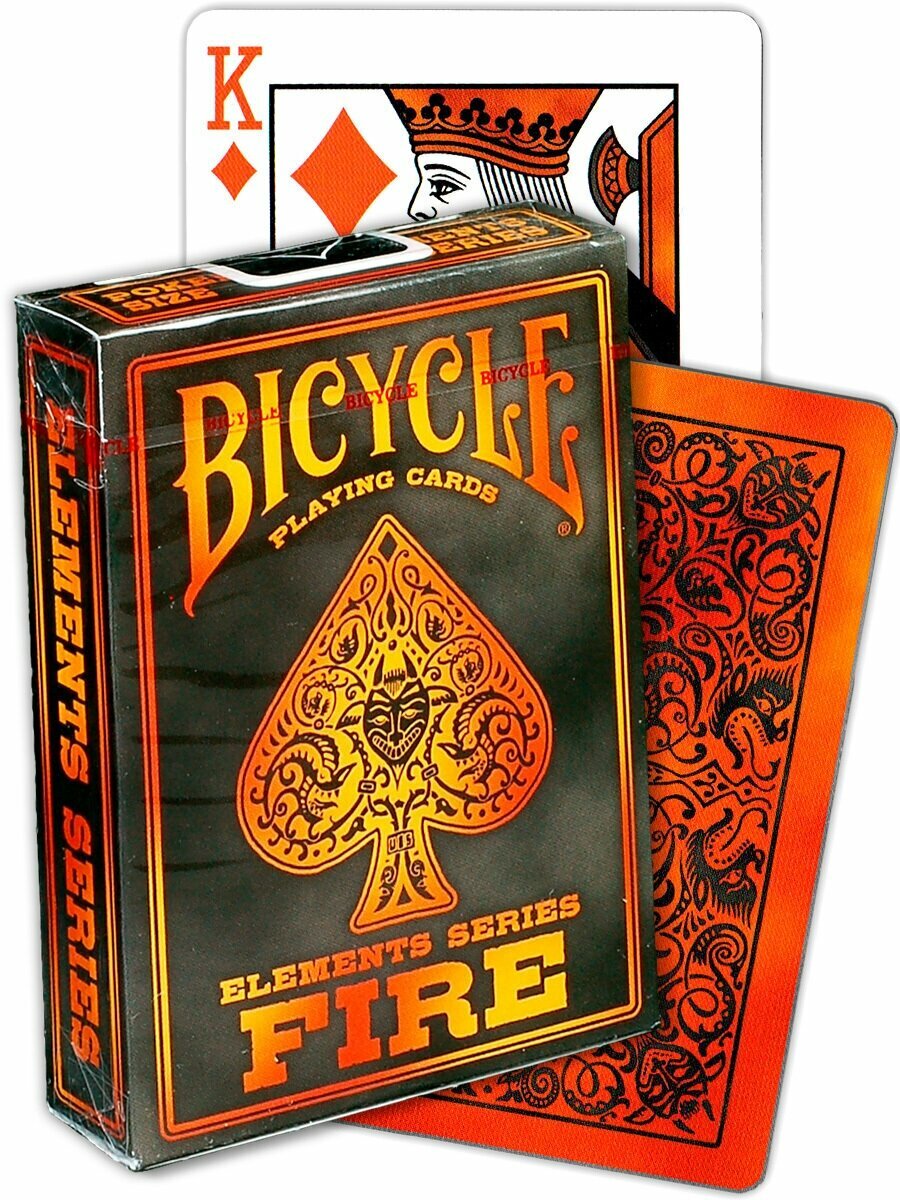 Bicycle Fire, игральные карты из серии "Elements"