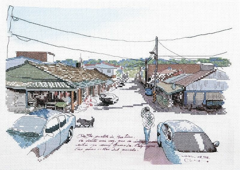 Набор для вышивания крестом Xiu Crafts Дафу, Хуалянь, 21,5х30,4 см (ND. XC.2032505)