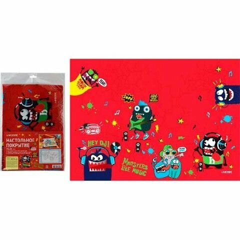 Настольное покрытие deVENTE "Monsters Like Music" 70х50 см, PVC, 300 мкм (8061128)
