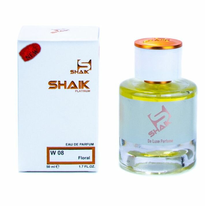 Парфюм женский SHAIK PLATINUM № 08 IN RED масляные духи женские , туалетная вода ин ред 50 мл