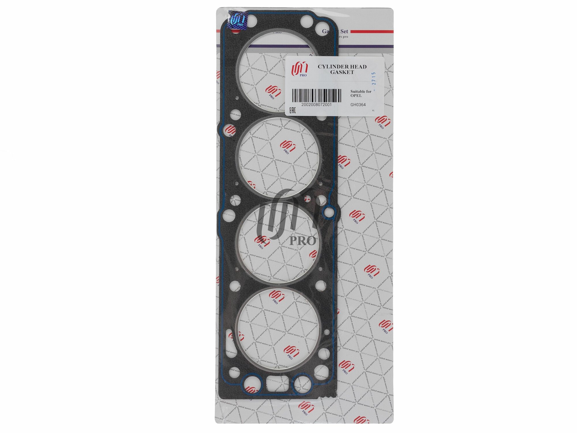 Прокладка головки блока Opel C14NZ, C14SE (56 07 425) UMpro