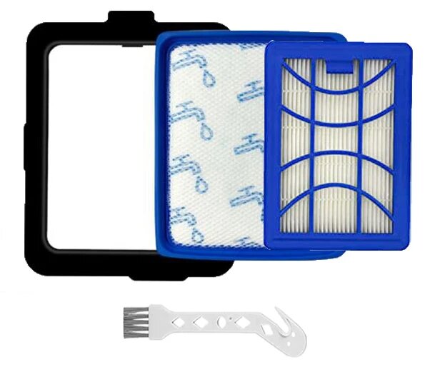 Комплект фильтров CP0617 CP0616 FC8003 для пылесосов Philips Синий, 1 set