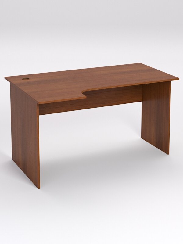 Стол эргономичный офисный СЭ-19 (левосторонний), Орех. Производитель товара - компания Westcom.