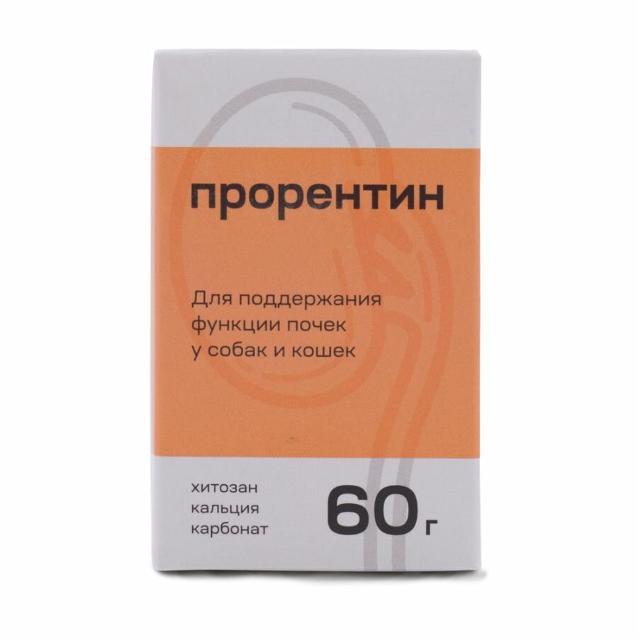 Кормовая добавка для кошек и собак Прорентин для поддержания функции почек, 60 гр — фото 1