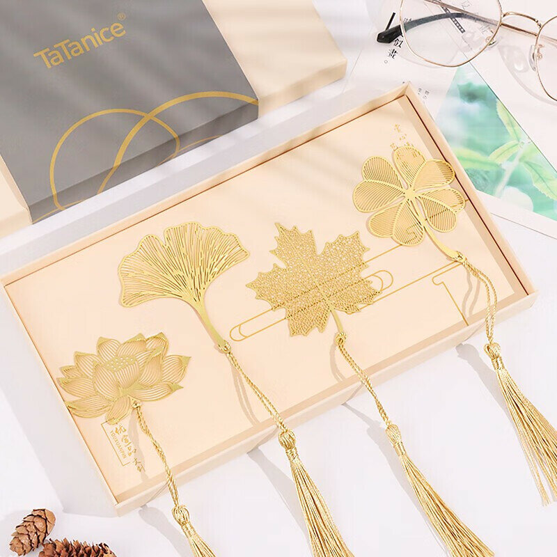 TaTanice Bookmark, Creative Metal Brass Bookmark, Vintage Style Stationery, Small Gift, Couple's Gift, Teacher's Gift, Birthday Gift, Book Page Clip