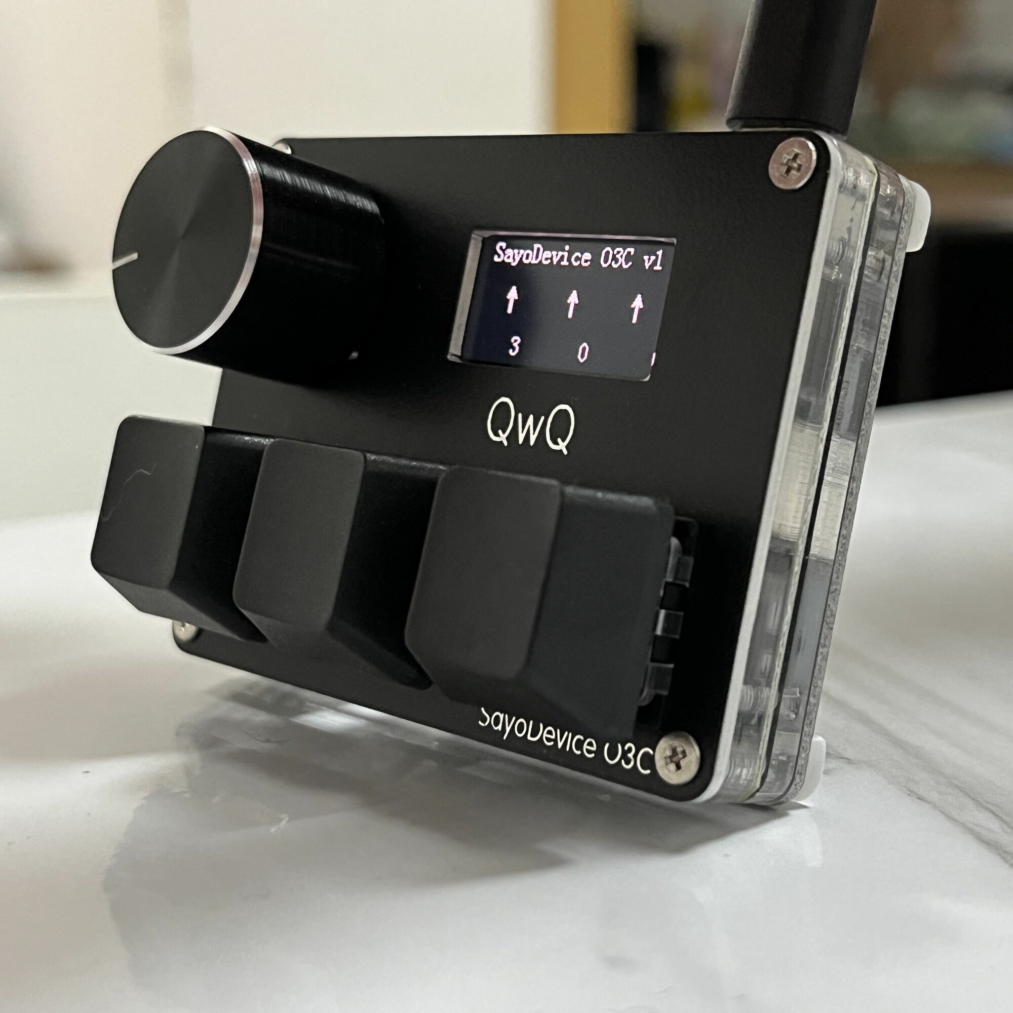 Клавиатура O3C SayoDevice Rapid Trigger, USB 2.0 8000Гц, проводная, подсветка RGB