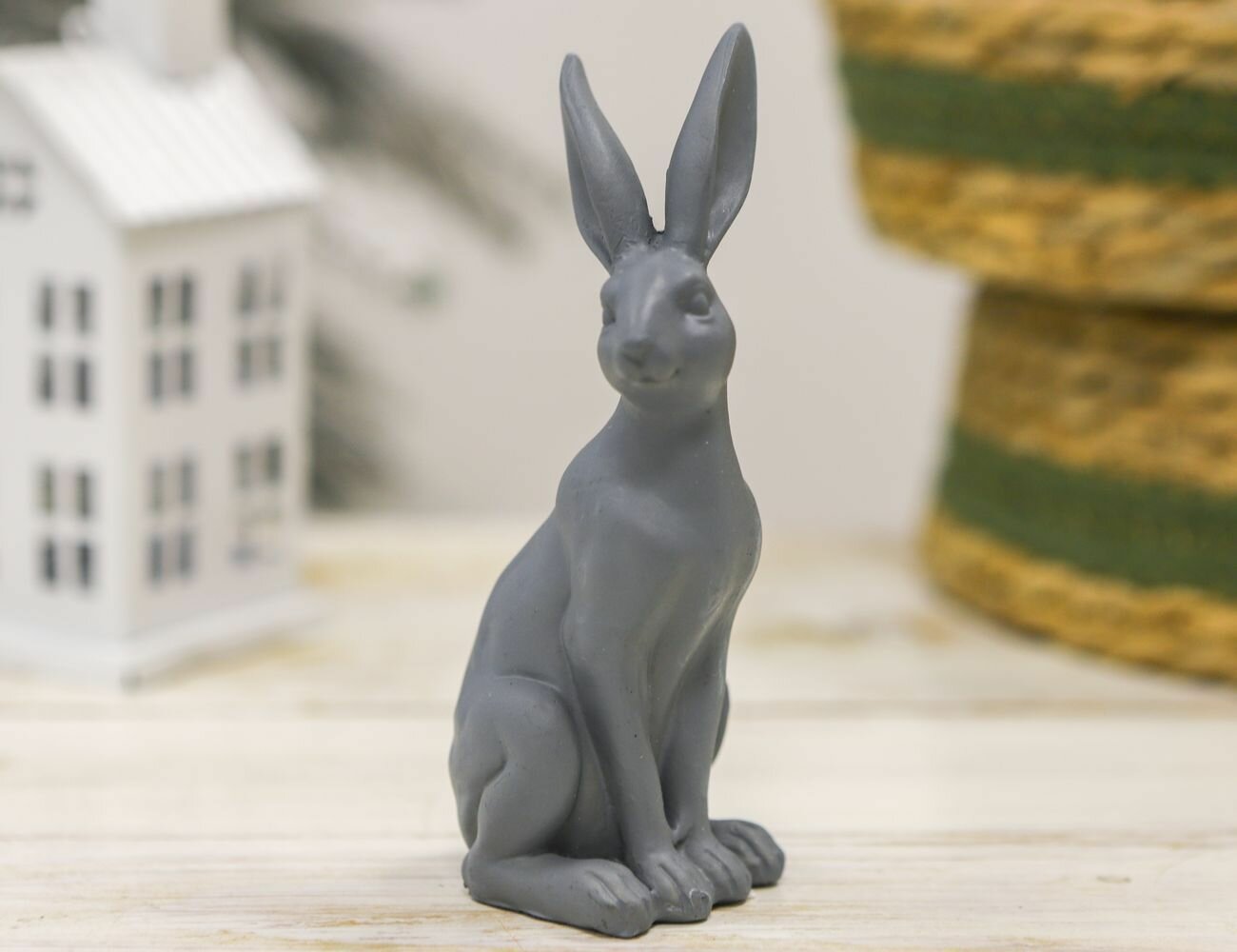 Декоративная фигура кролик кайл, полистоун, 12 см, Boltze 2043687-2