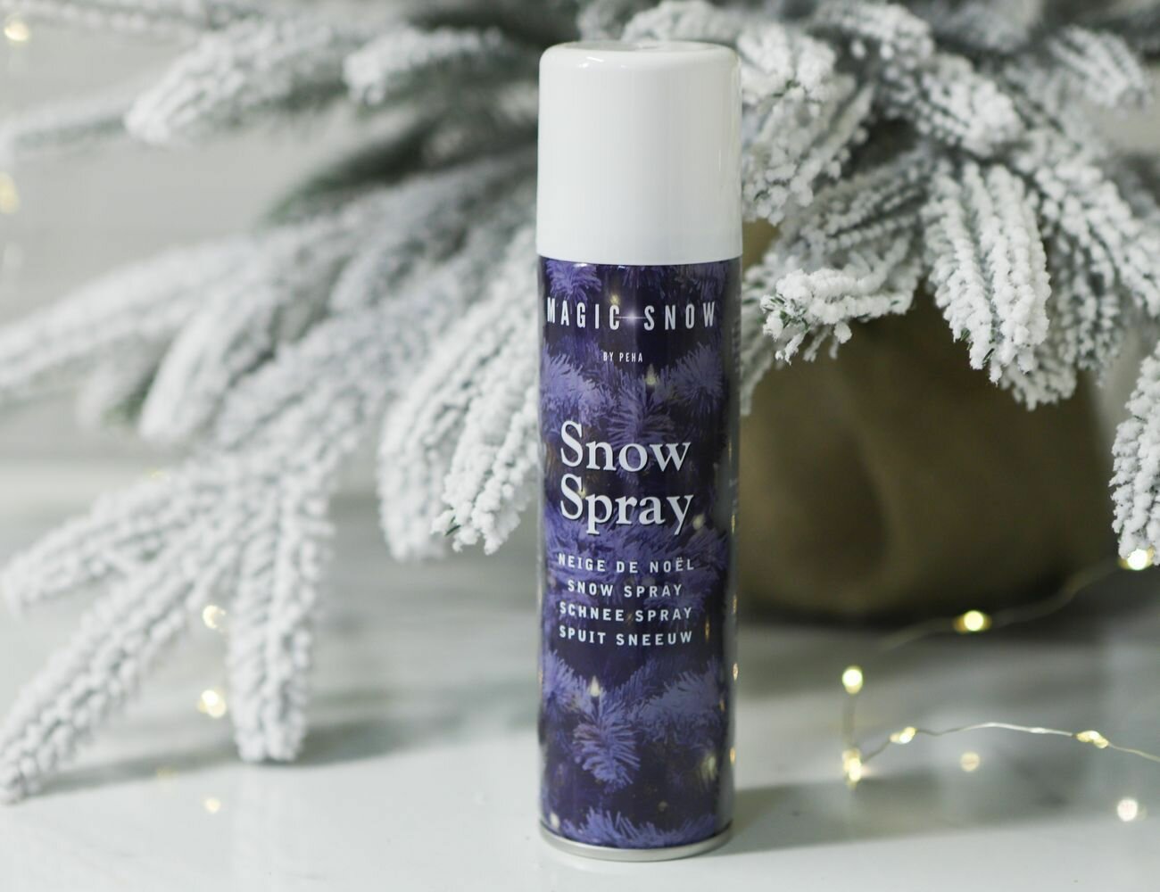 Спрей для трафаретов снежный, с трафаретами (8 шт.), 150 мл, Peha Magic ED-150SJ