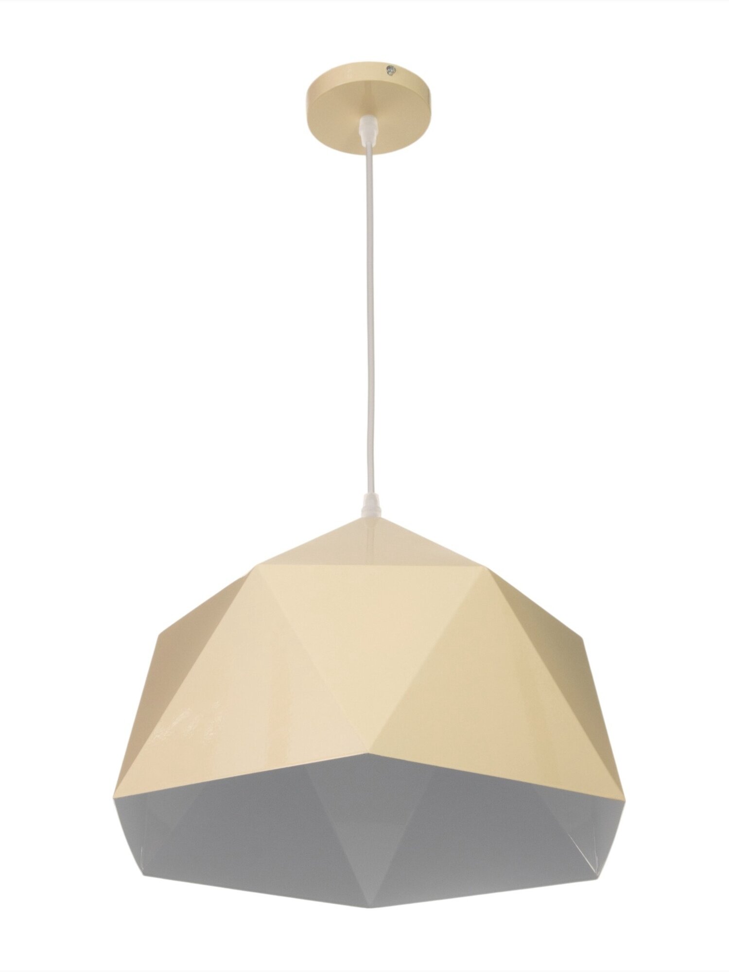 Светильник BayerLux Edward, E27, 40 Вт, бежевый, 38 см x 38 см