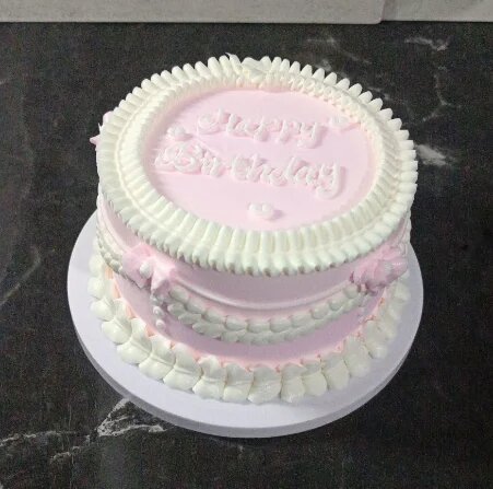 Имитационный фруктовый торт из пластика 4