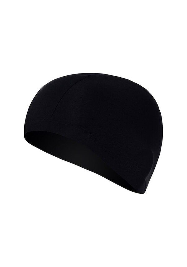 Унисекс спандекс дышащая шапочка для плавания черная Hw черная черная