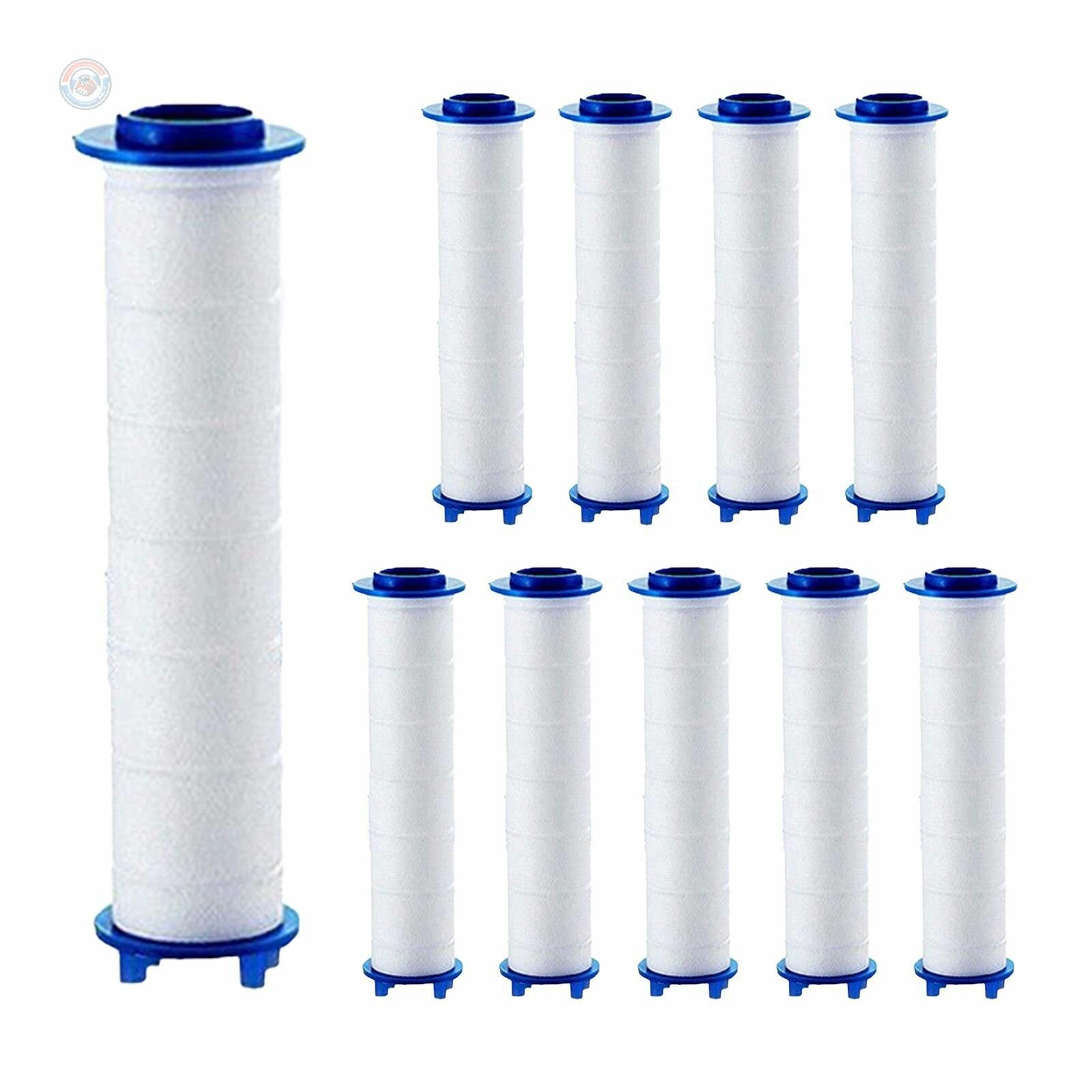 Фильтры для душевой лейки, 10 шт, система очистки воды Hydrojet, сменные картриджи для душа, умягчение и защита кожи, комплект для ванной