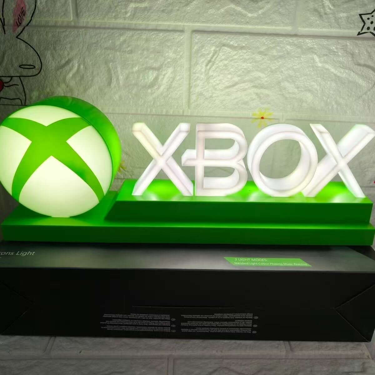 Светильник USB iBalance PlayStation Icons Light, черный, разноцветный